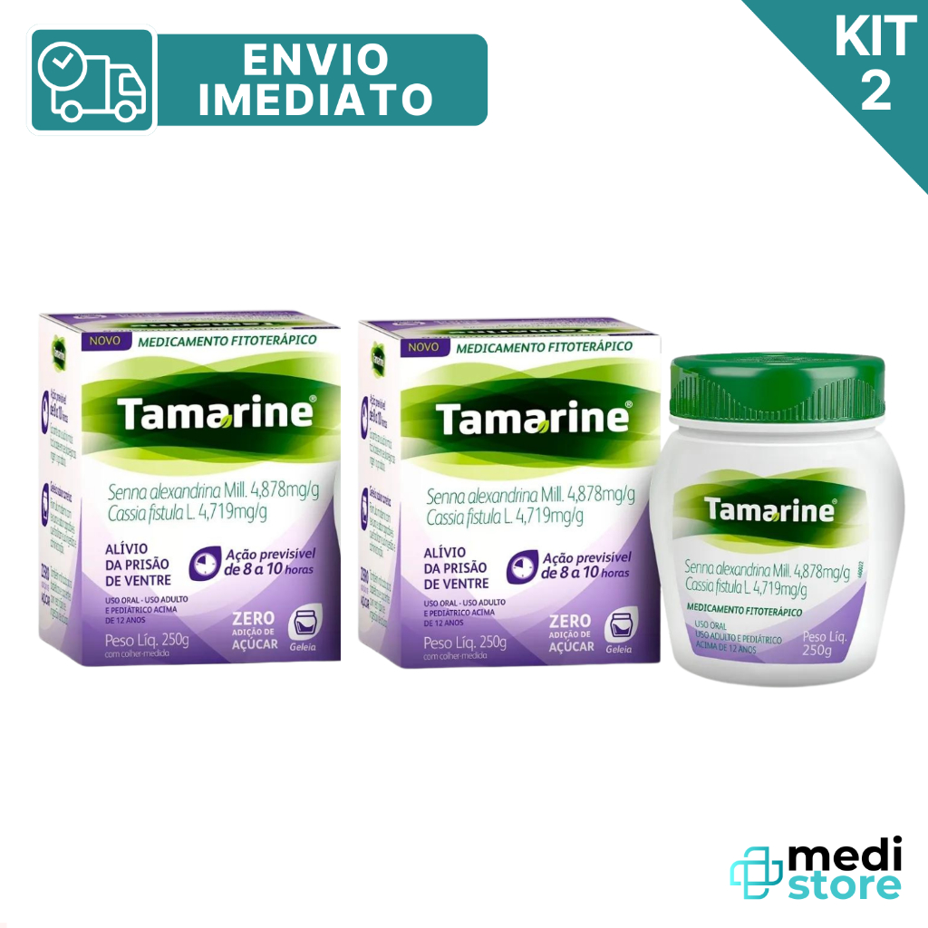 Kit com 2 - Tamarine em Geleia com Sabor Ameixa 250g - Envio Imediato ...