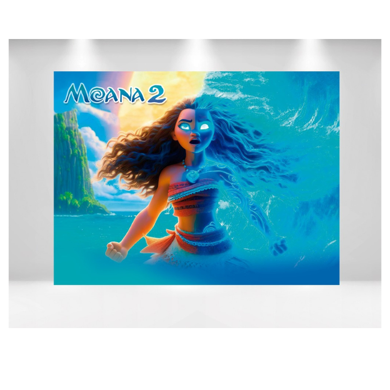 Painel Retangular Horizontal - Moana 2 | Shopee Brasil