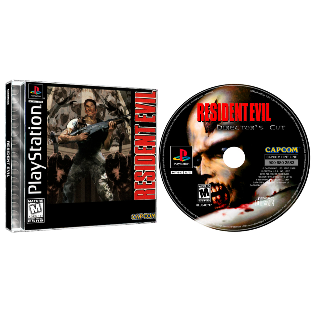 Jogo Resident Evil 1 Para Playstation 1 Ps1 Fat PSone | Shopee Brasil