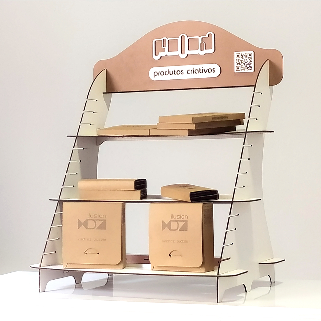 Expositor Display de Produtos EG40 MDF PoloD | Shopee Brasil