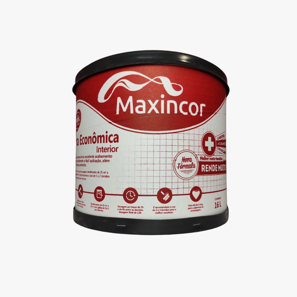 Tinta Acrílica Econômica Parede 16lts Maxincor Cor Areia | Shopee Brasil