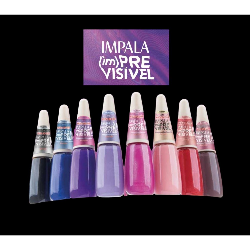Coleção Impala Esmaltes Imprevisível c/8 Cores - Novo! | Shopee Brasil