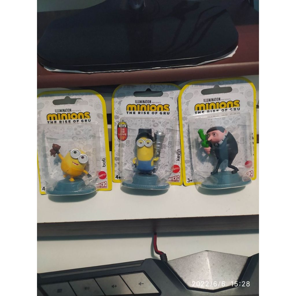 Mini Figura Minions 2 Bob - Mattel Somente o BOB | Shopee Brasil