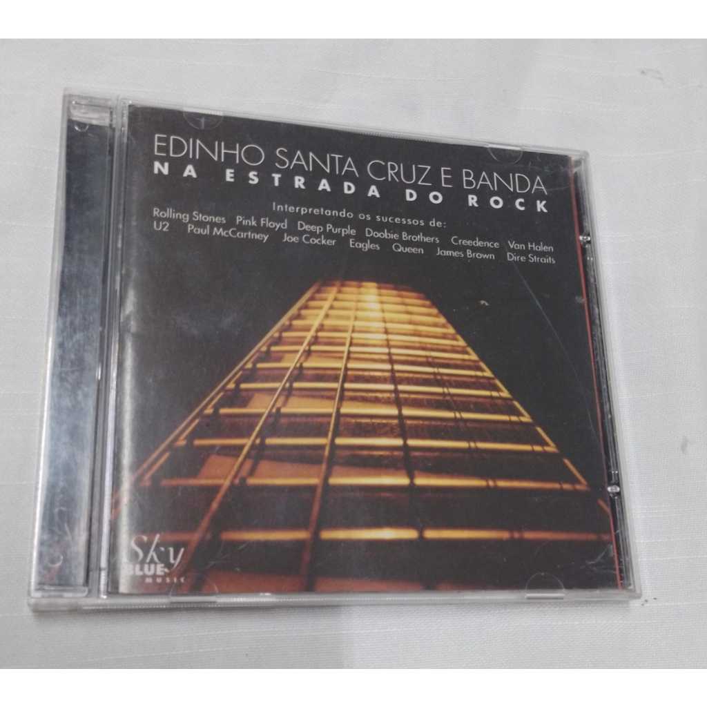 CD Edinho Santa Cruz E Banda - Na Estrada Do Rock ( 25750 ) | Shopee Brasil