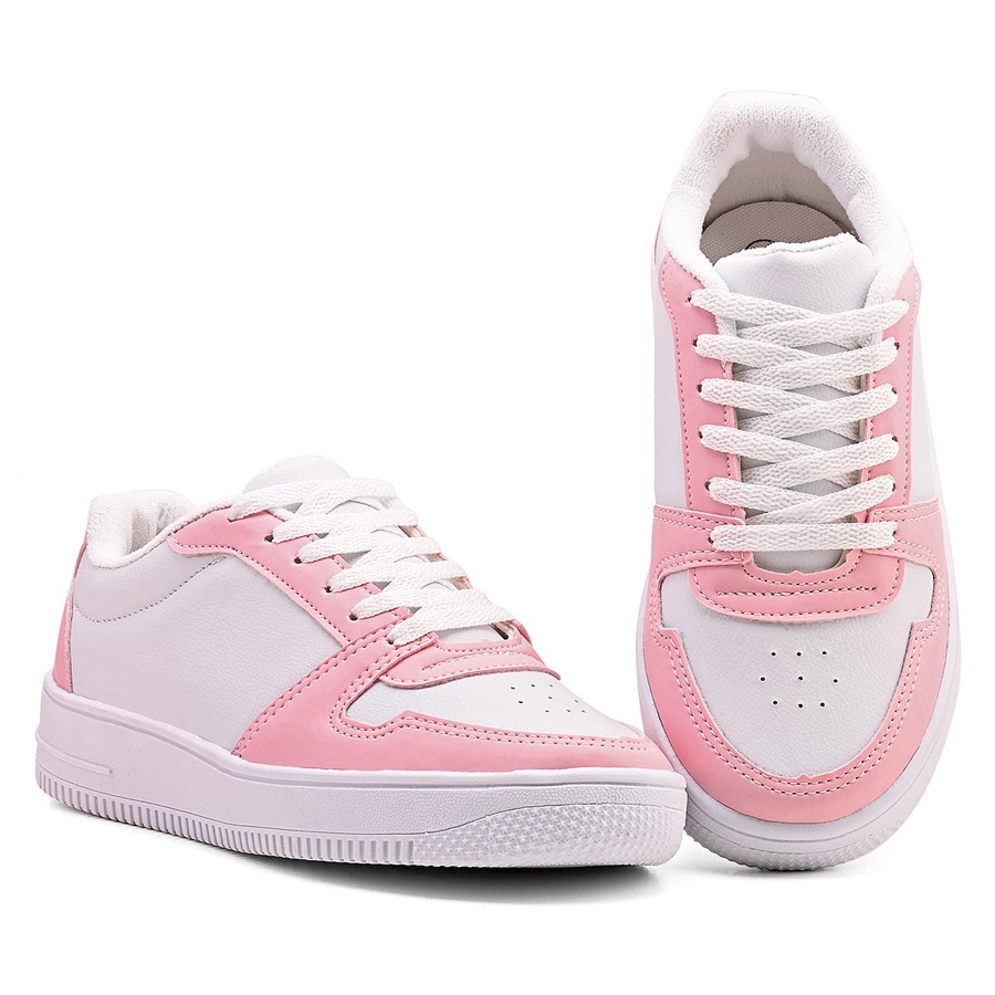 Tênis Parvaneh Feminino Casual Rosa | Shopee Brasil