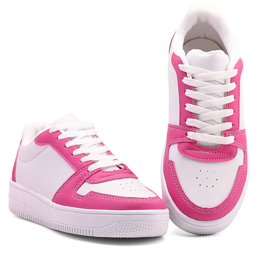 Tênis Parvaneh Feminino Casual Rosa Pink | Shopee Brasil