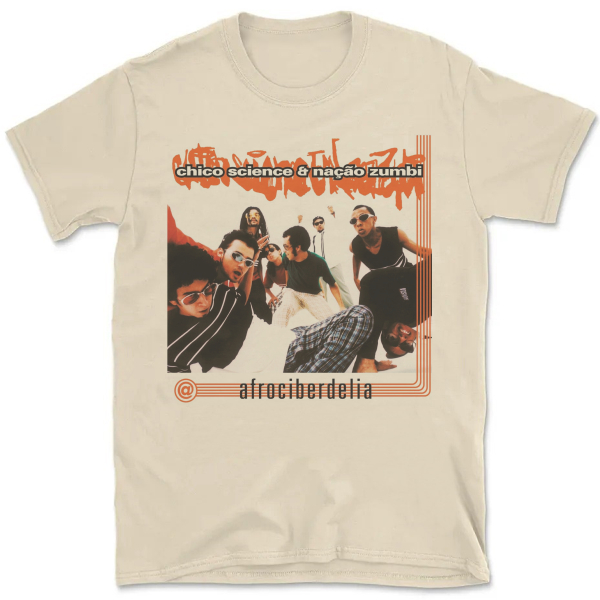 Camiseta Vintage Unissex Chico Science E Nação Zumbi Afrociberdelia ...
