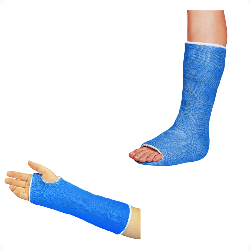 Gesso Sintetico 5cm x 3,60m 2 Pol. Hygia Cast Ortopédico Fratura Lesão ...