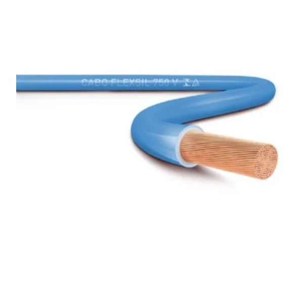 CABO FLEX 750V 16MM AZUL - PRECO POR METRO | Shopee Brasil