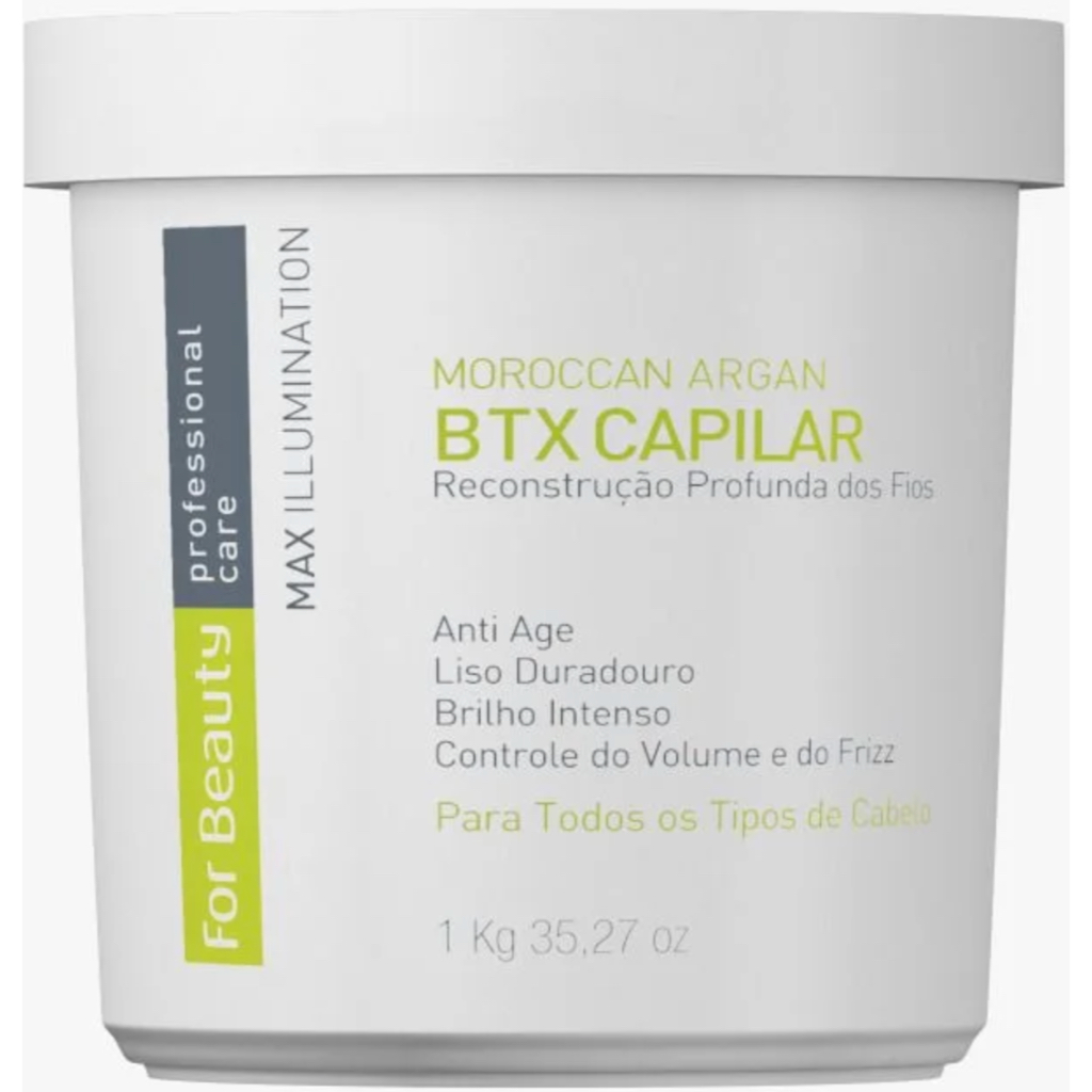 BTX Moroccan Argan Capilar Max Illumination For Beauty - 1kg | Shopee ...