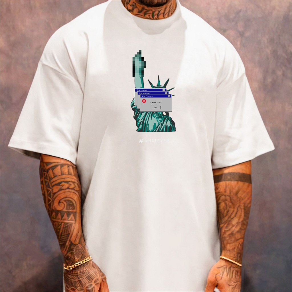 Camiseta Oversized Streetwear Masculina Gola Alta New York NY Meme ...