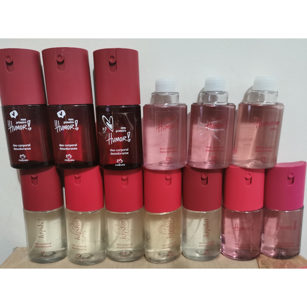 LEIAM A DESCRIÇÃO kit 13 desodorantes kriska humor e 2 refil meu ...