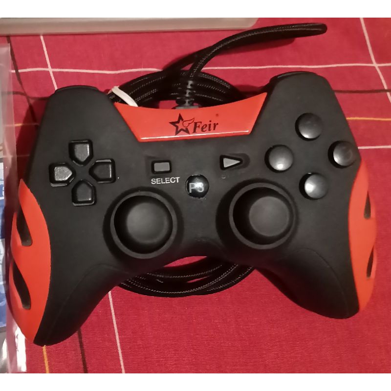 Controle Feir emborrachado com cabo de 2 metros | Shopee Brasil