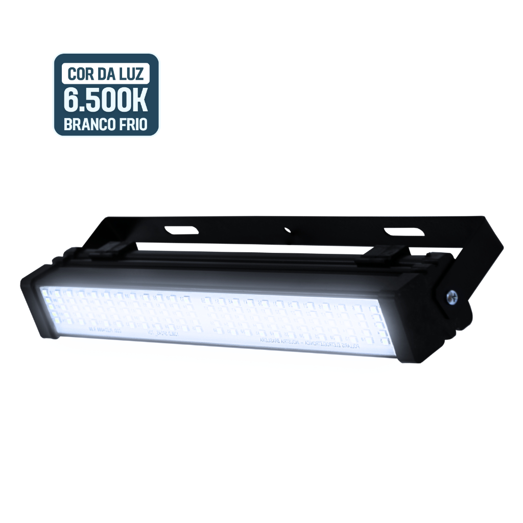 Refletor De Led HS100w Para Quadras Esportivas Galpões Campos De ...
