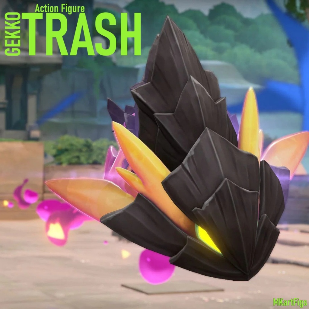 Action Figure Trash Gekko Valorant | Shopee Brasil