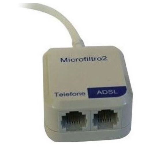 Filtro Duplo Adsl Rj11 Telefone Modem Internet | Shopee Brasil