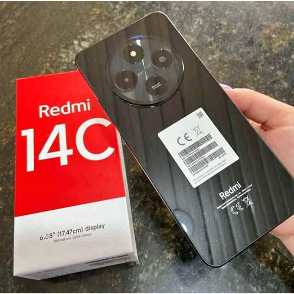 Xiaomi Redmi 14c 256Gb 4gb Ram Dual Sim Midnight Black | Shopee Brasil