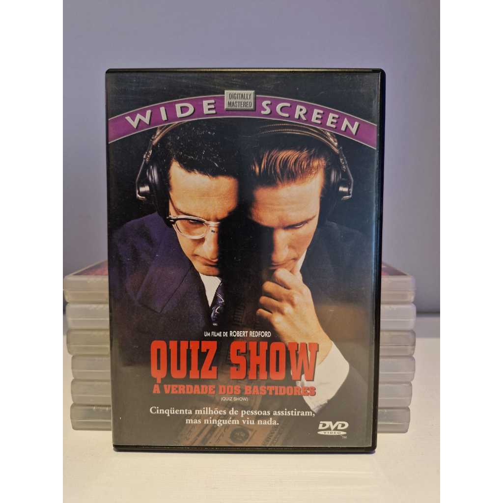 QUIZ SHOW - A VERDADE DOS BASTIDORES - Robert Redford - DVD - Original ...