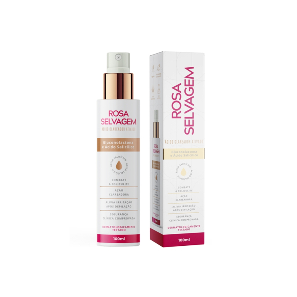 Clareador Rosa Selvagem Spray 100ml | Shopee Brasil