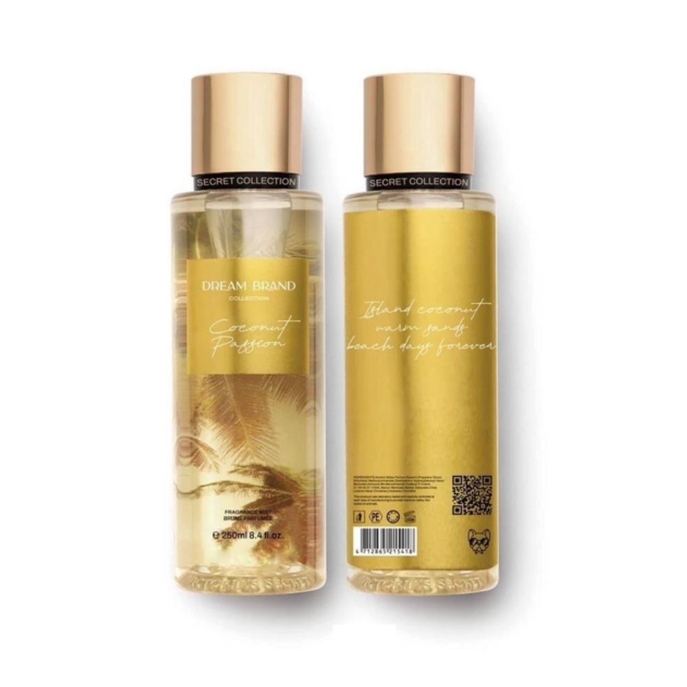 Body Splash Dream Brand Coconut Passion 250ml | Shopee Brasil