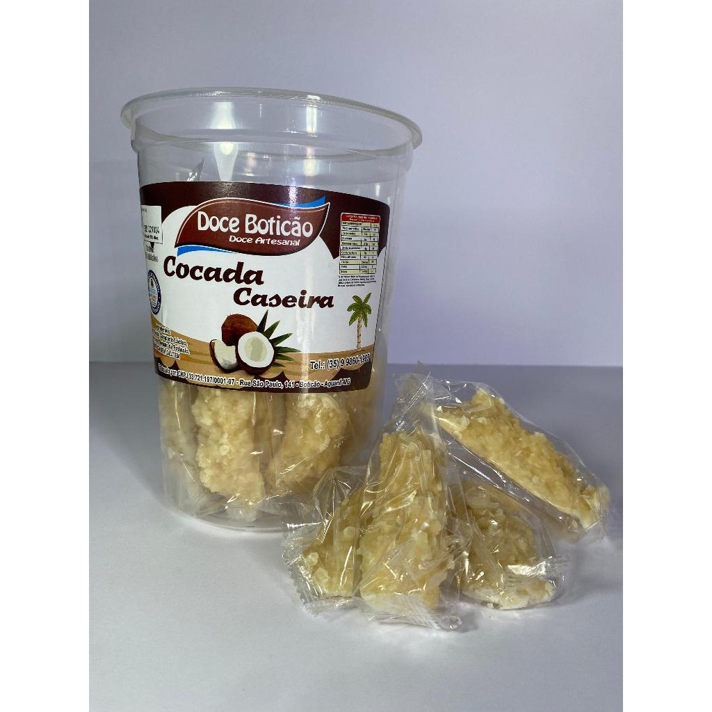 Pote de Cocada Muito Saboroso Com 20 Und. | Shopee Brasil