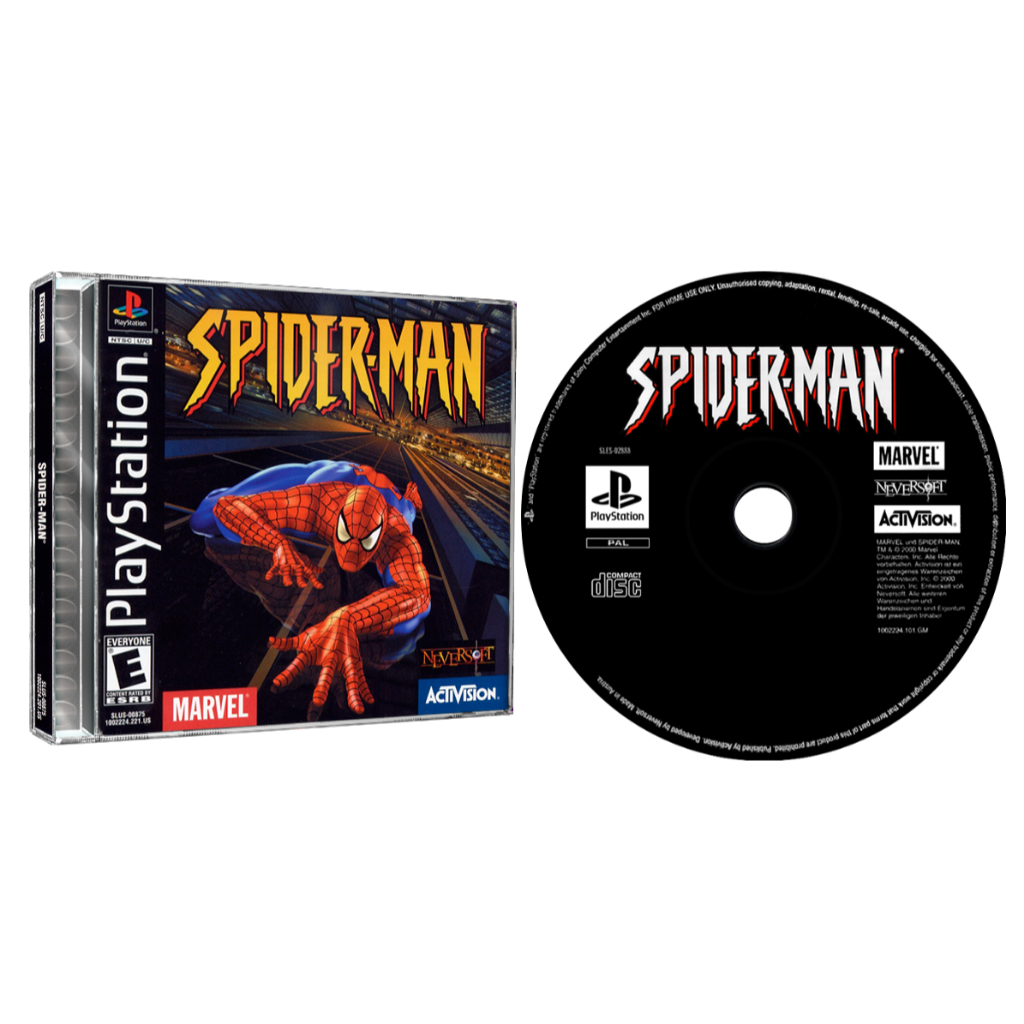 Jogo Spider-Man Para Playstation 1 Ps1 Fat PSone | Shopee Brasil