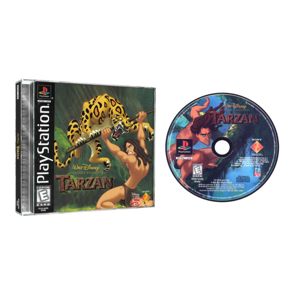 Jogo Disney's Tarzan Para Playstation 1 Ps1 Fat PSone | Shopee Brasil