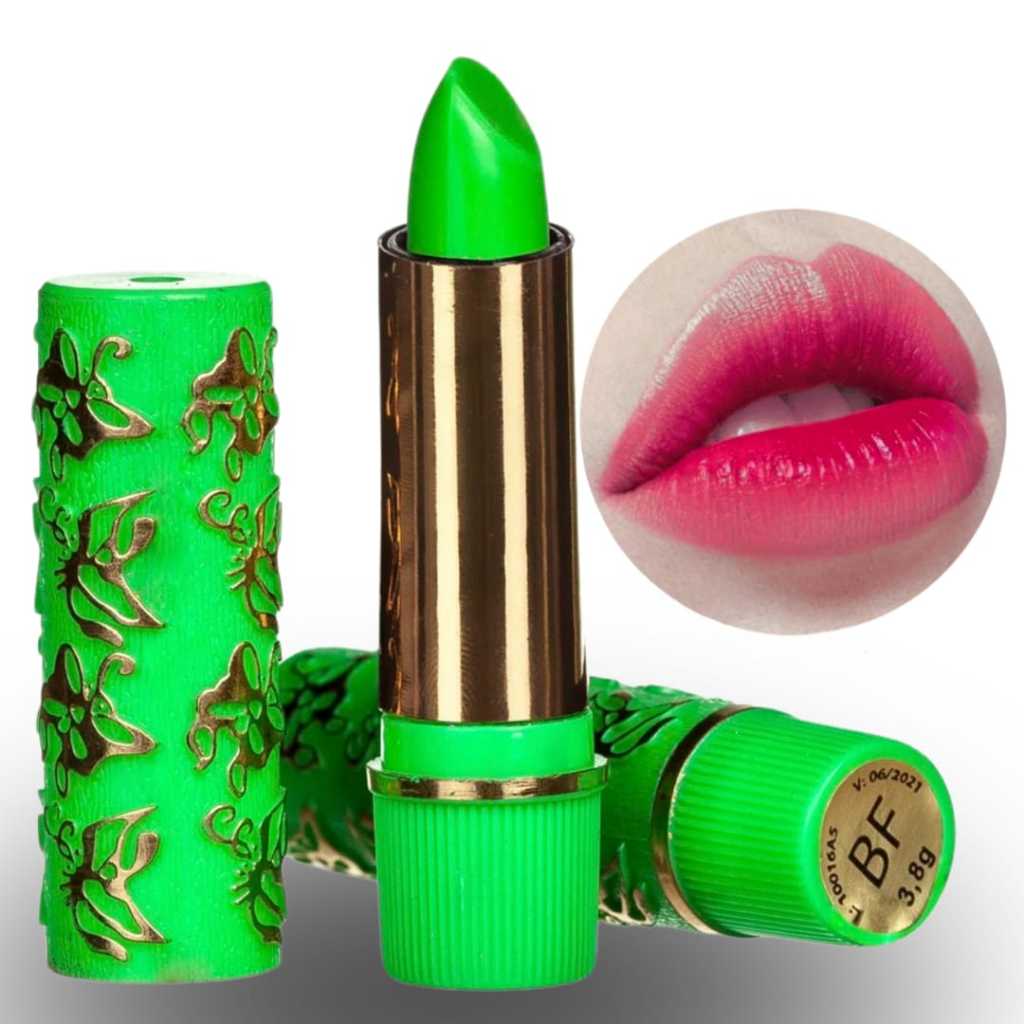 Batom Mágico 24 horas Longa Duração - Batom da Vovó - Original (verde ...