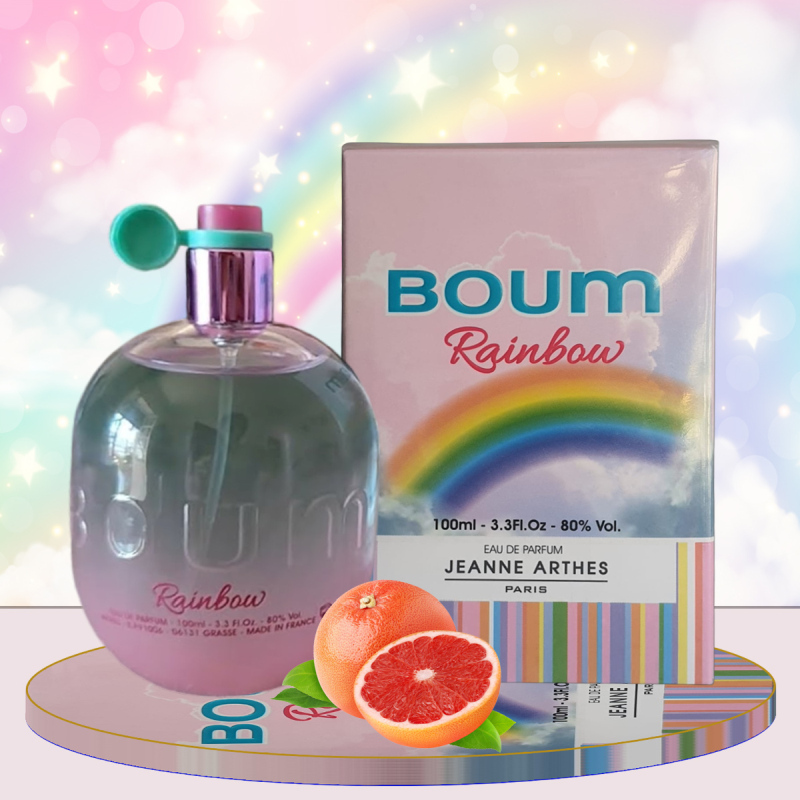 JEANNE ARTHES BOUM RAINBOW EAU DE PARFUM FEMININO 100ML | Shopee Brasil