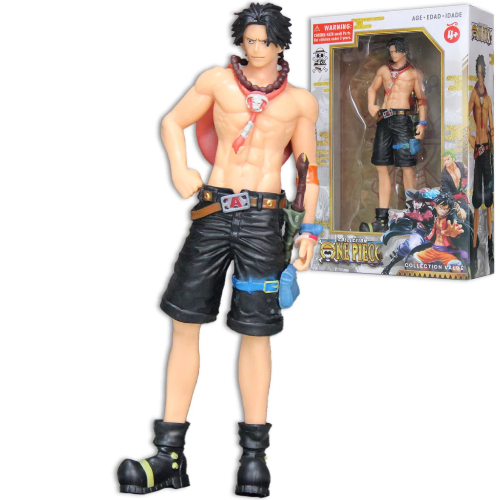 Figura de Ação Ace One Piece com caixa - Portgas D. Ace Action Figure ...