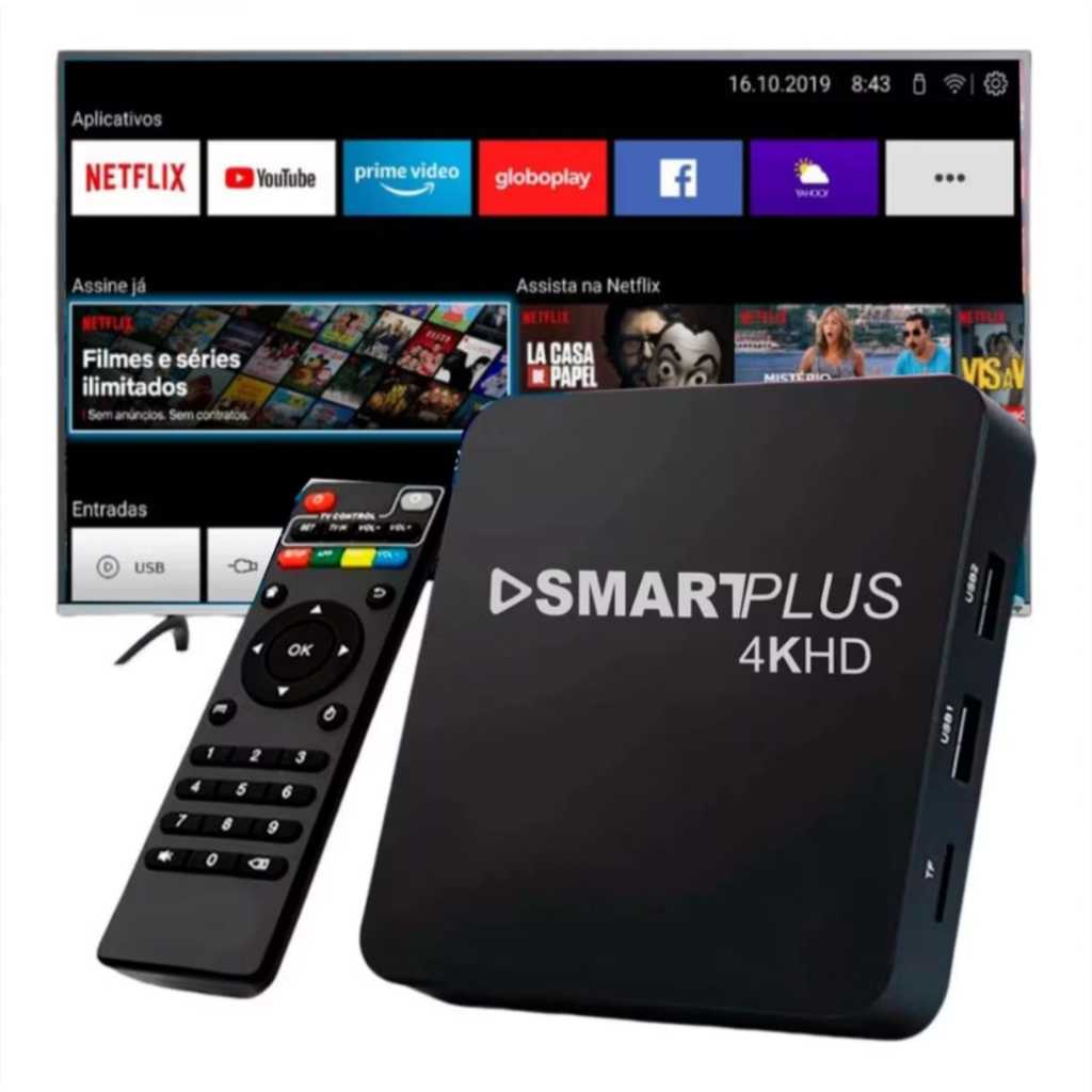 Conversor Digital Smart 4k 5g wifi Tv Virar Smart Android | Shopee Brasil