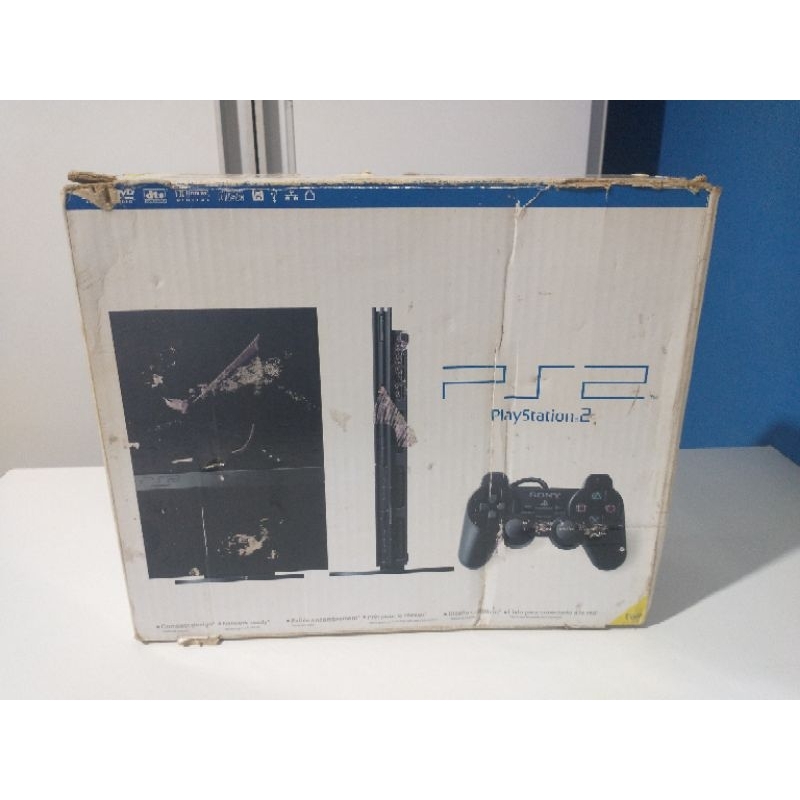 Caixa Playstation PS2 Slim original Scph 70011 ( Somente a caixa) | Shopee Brasil