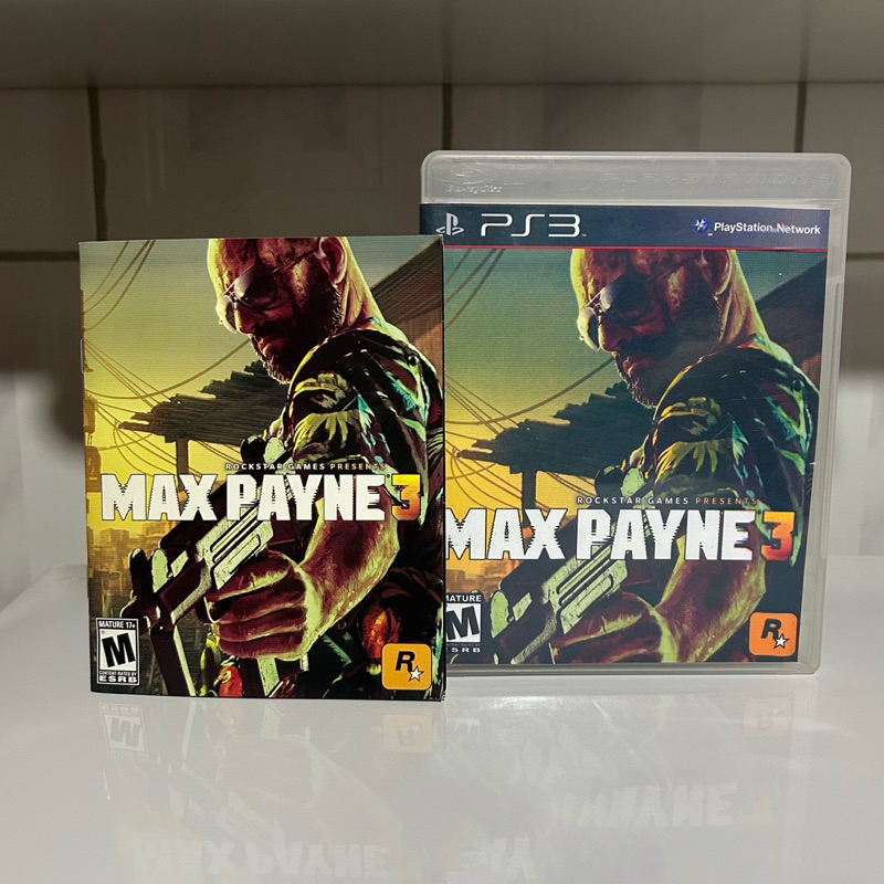 Max Payne 3 PS3 com Manual - Em Perfeito Estado | Shopee Brasil