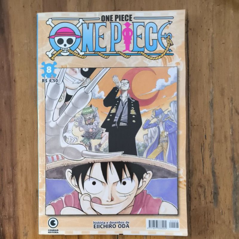 MANGÁ - One piece volume 8 | Shopee Brasil