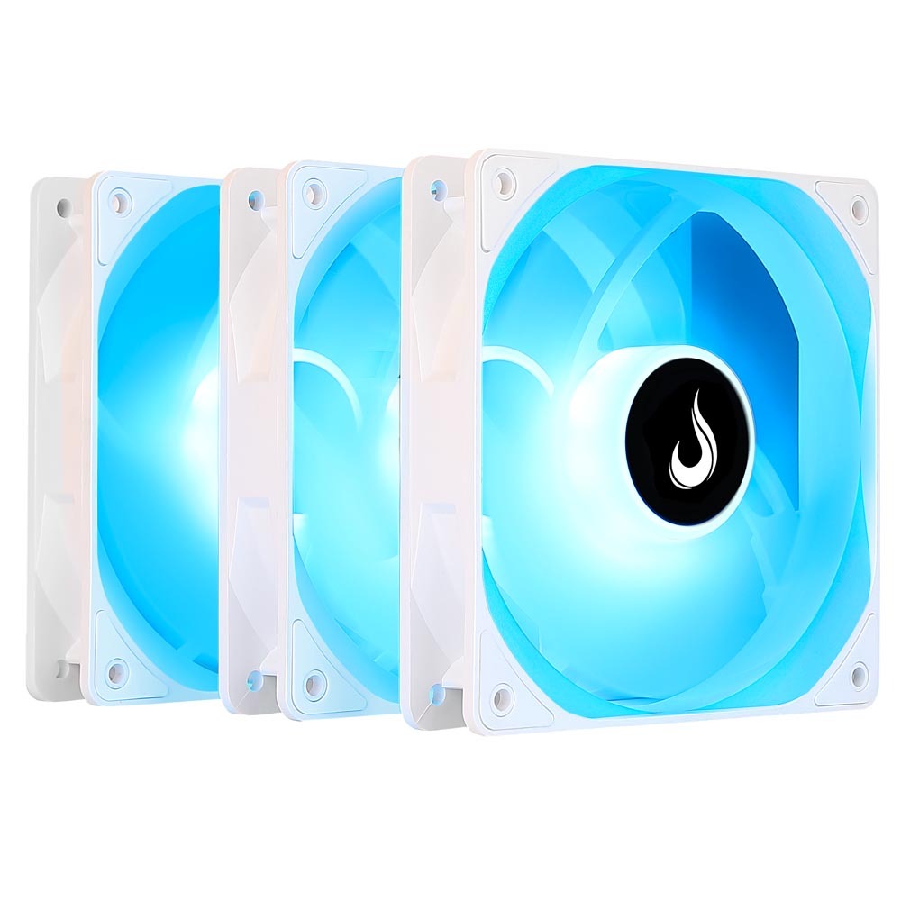 Kit 3 Fans Gamer 120mm Frost Rgb Rise Mode | Shopee Brasil