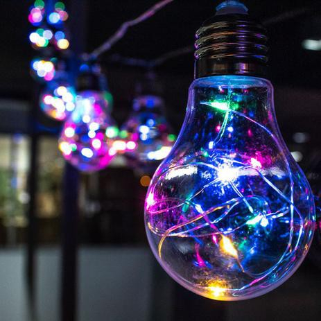 Fio De Fada Com 10 Lampadas De Led Pisca USB e Pilha | Shopee Brasil