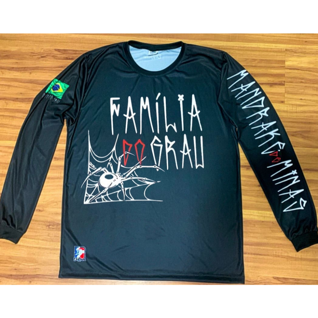 Camisa Família do Grau Manga Longa Blusa 244 Camiseta Manga Comprida | Shopee Brasil