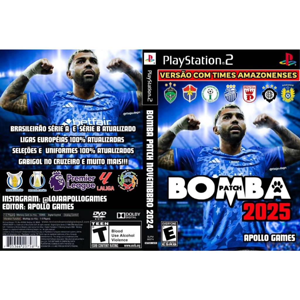Super Bomba Patch 2025 (Dezembro) PS2 | Shopee Brasil