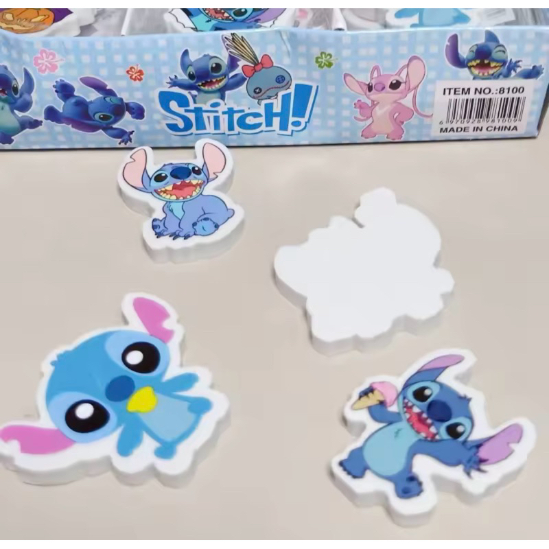 Stitch borracha escolar (kit borrachas) | Shopee Brasil