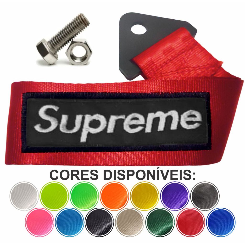 Tow Strap Hook Racing Fita Cinta De Reboque Engate bordado SUPREME ...