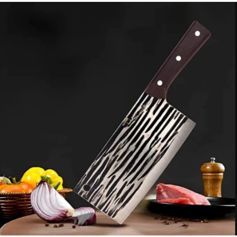Cutelo de Carne de Alto Carbono Faca Osso Pesado Corte Premium ...