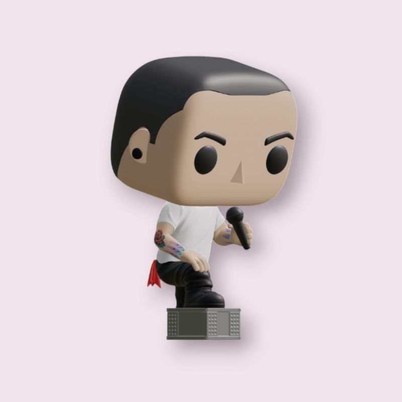 Boneco Chester Bennington Linkin Park Colecionável Rock Geek Nerd ...