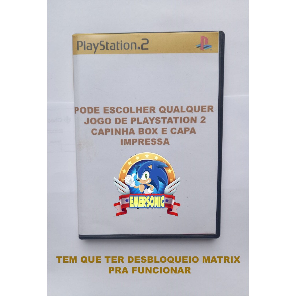 DVD game unidade pra escolher playstation 2 | Shopee Brasil