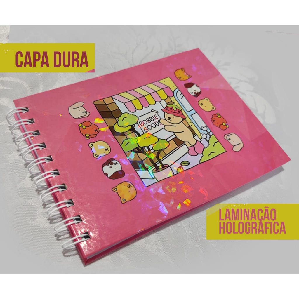 Livro de Colorir Capa dura BOBBIE GOODS 50 folhas | Shopee Brasil