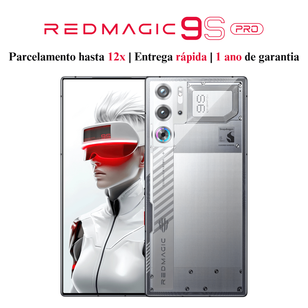 REDMAGIC 9S Pro 16 GB + 512 GB Gaming Teléfono 5G Smartphone 6.8'' AMOLED FHD+ Pantalla Snowfall ...