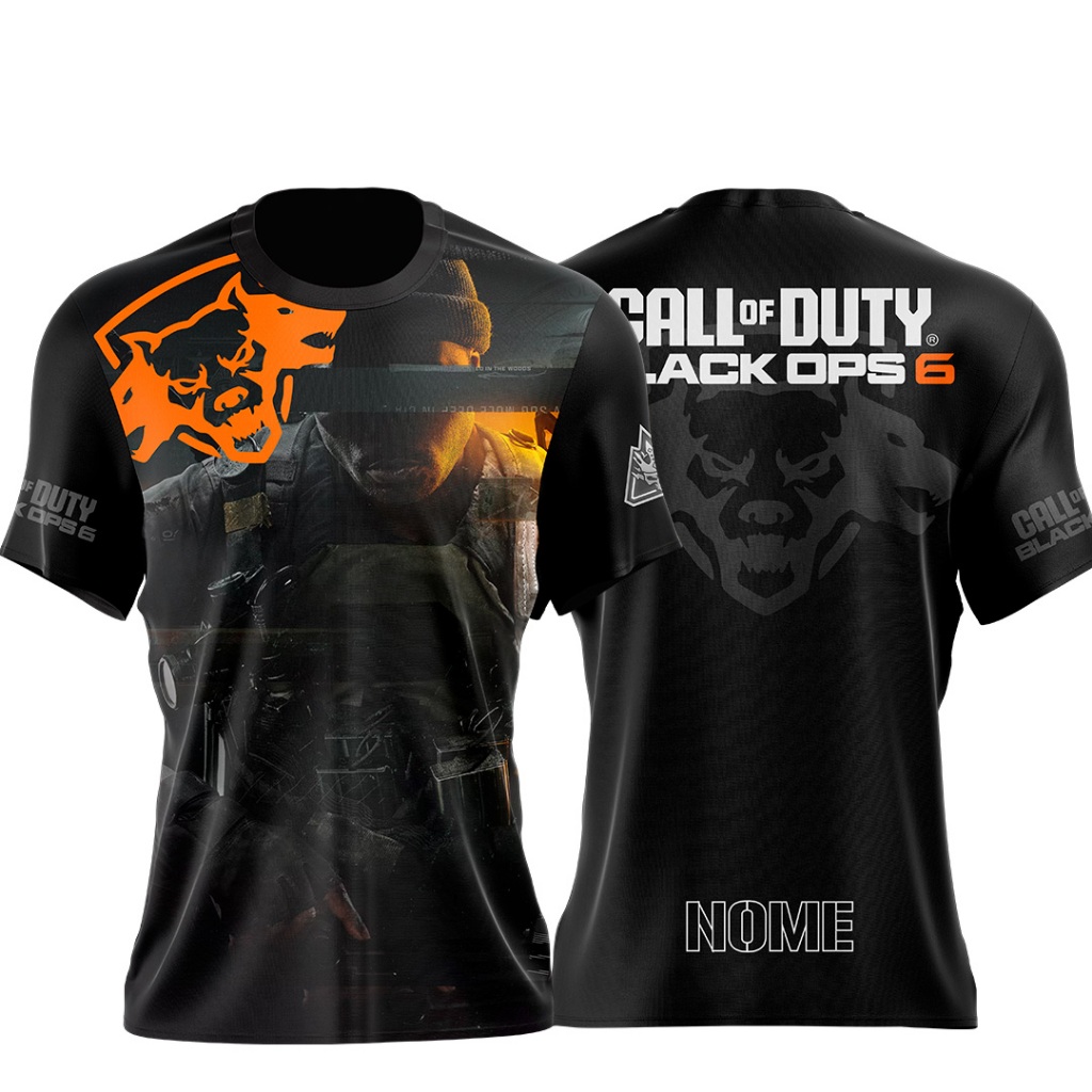Camiseta Personalizada Call of Duty Black Ops 6 Game Camisa Dry Fit ...