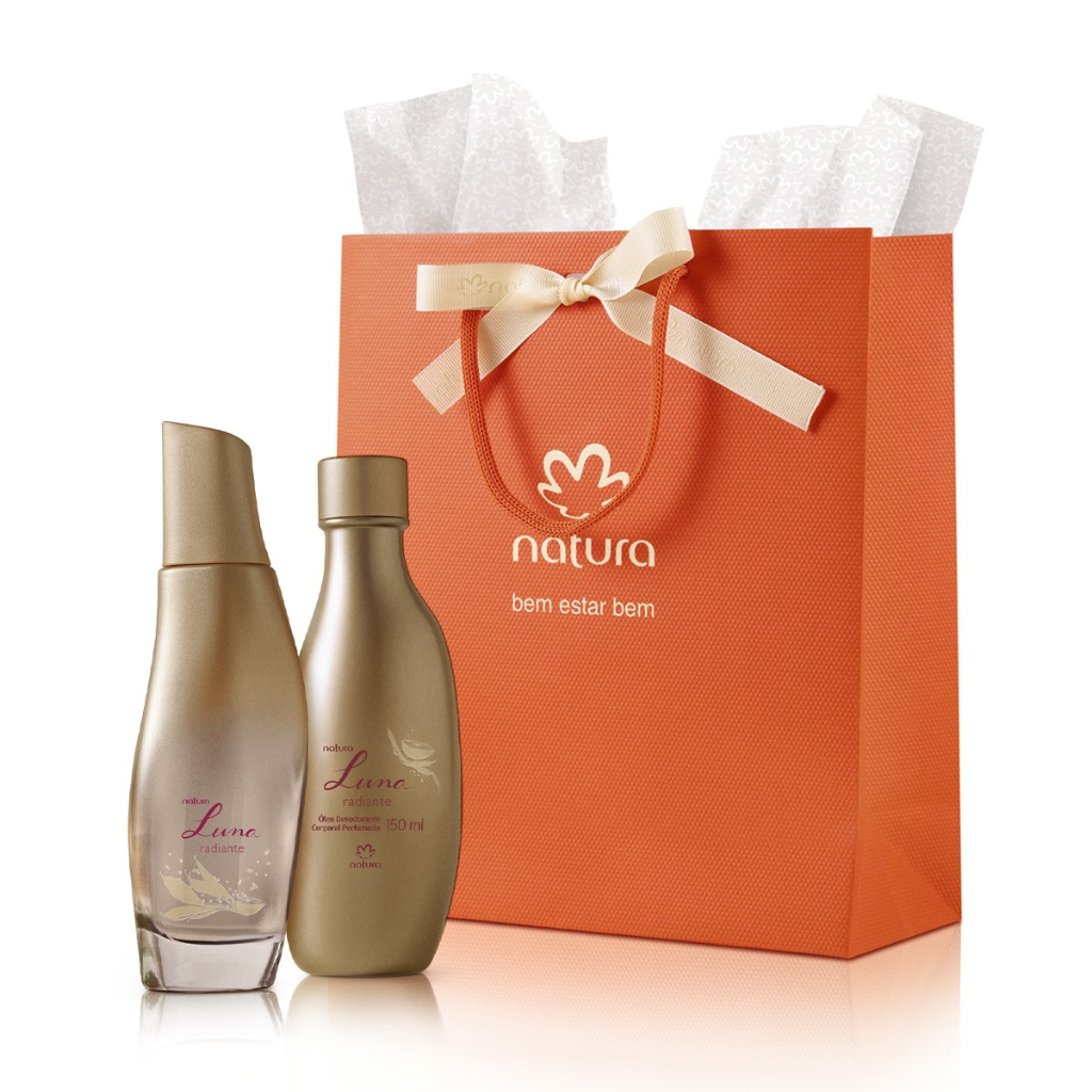 Kit Colônia Luna Radiante (Perfume, Óleo, SP) Natura | Shopee Brasil