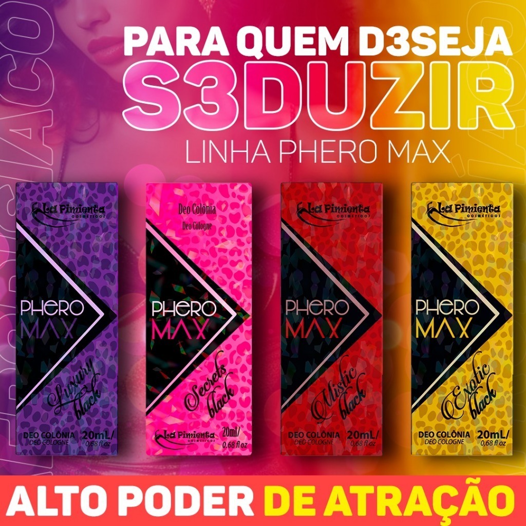 Perfumes Feminino Afrodisíacos com Feromônios Phero Max 20ml | Shopee ...