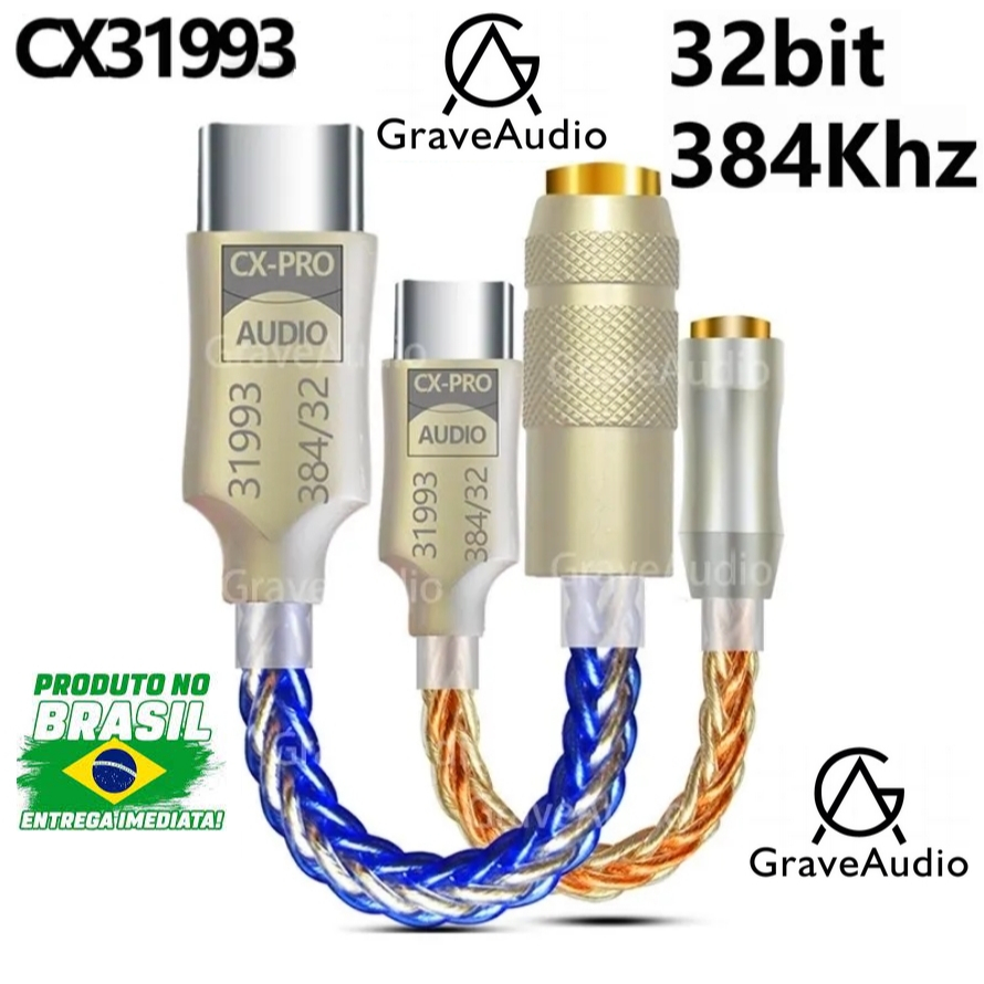 DAC GRAVEAUDIO CX31993 CONEXANT CHIP DA06 CX-PRO 32BITS 384KHZ DONGLE ...