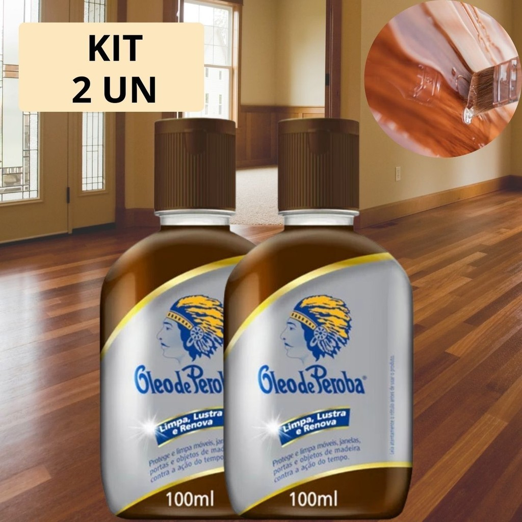 Kit com 2 Óleo de Peroba Tradicional 100ml CADA | Shopee Brasil